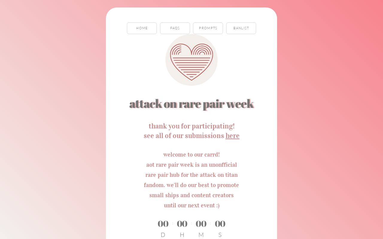 aot's rare pair week